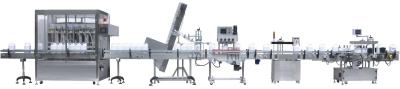 China Nail Remover Bottle Filling And Labeling Machine Filling Line Flame / Explosion Proof for sale