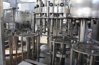 China Can Sealing Hot Fill Bottling Equipment 40 Rinsing Heads 12 Mouths Warranty for sale