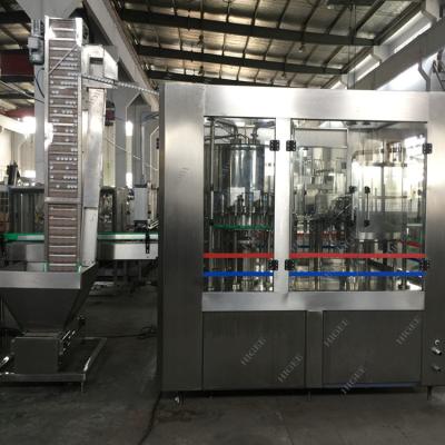 China Pet Glass Bottle Automatic Water Filling Machine PLC Control 10000bph Production Capacity for sale
