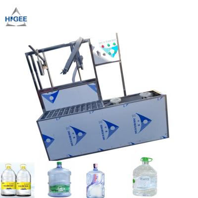 China SS 304 Food Grade 5 Gallon Water Bottle Filling Machine PLC Control 2200 *2000 * 2200 Mm for sale