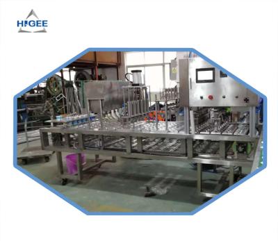 China Stainless Steel 5Kw Automatic Bottle Filling Machine For Yogurt Filling for sale