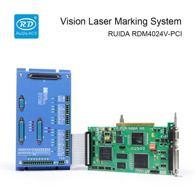 China Ruida Laser Marking Controller RDM4024V PCI with 4 motion axes and 2 galvo axes supporting CO2 fiber and UV laser applications for sale