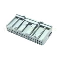 China 40 Pin 1379671-2 auto wiring harness unsealed plug cable housing connector gray TE Con connectivity for sale