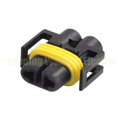 China 2 Pins 12124819 12124817 Automotive Female Male Sealed Connector Fog Lamp Light Socket Xenon Plug for sale