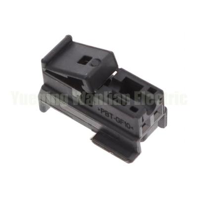 China 2 Pin 1-929080-5 wiring harness plug with terminals socket housing Connector Series Black for sale