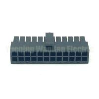 China 24 PIN 5557 black male for PC computer ATX motherboard power connector plastic shell Housing for sale
