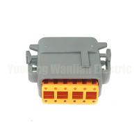 China 12 Pin DTM06-12SA ATM06-12S bender seat waterproof connector PCB welding board plug for sale