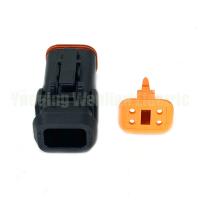 China 4 pin DT06-4S-EP11 plastic electric plug waterproof wiring harness cable connector Female Connector With Long End Cap for sale