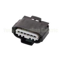 China 6 pin 6189-7606 black automotive head light waterproof male connector for sale