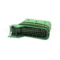China 39 Pin 5-1718323-1 Automobile Male Connector Green Wiring Socket  Plug for sale