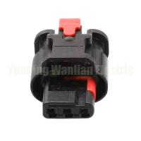 China 1488991-5 3 Pin Automotive Reversing Radar Connector Parking Sensor Plug for sale