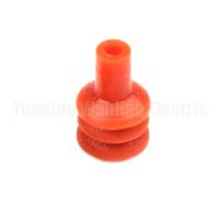 China Red 184140-1 Automotive Plug Rubber Seal Super Wire Seals For Auto Connector for sale