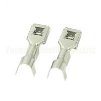 China QLW-F-300 6.3mm Receptacle Female Copper Alloy Tin Plating Stamping Brass Terminal for sale