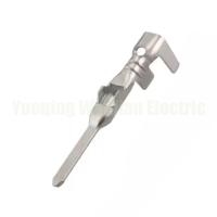 China 282404-1 1.5mm Male Crimp Terminal Connectors Spade Wire Terminal Pin for sale