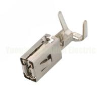China 1241414-1 Auto Crimp Wire Terminal Loose Car Elcetrical Connector Mental Pins Tinned Copper Terminal for sale