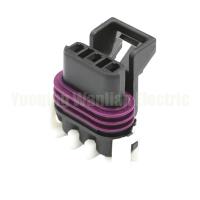 China 12110293 Black 3 Pin Auto Connector Temperature Sensor Waterproof Female Plug for sale