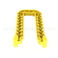 China 1564411-1 Yellow Buckle Housings Male Connector Flange Lock Catch for sale