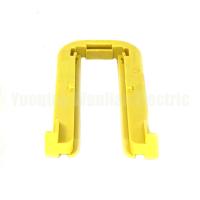China 1564411-1 Yellow Buckle Housings Male Connector Flange Lock Catch for sale