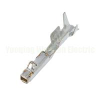 China 1452503-3 Brass Crimp Terminal Splice Pins for Sealed Waterproof Male Female Connectors for sale