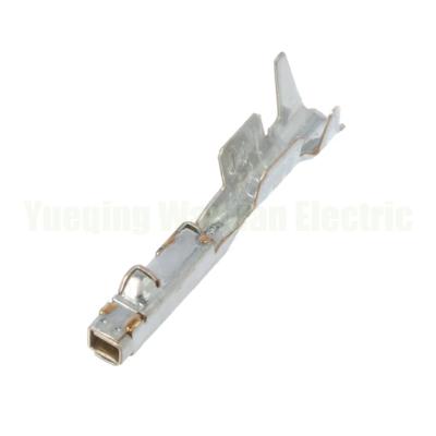 China 1452503-3 Brass Crimp Terminal Splice Pins for Sealed Waterproof Male Female Connectors for sale