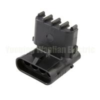 China 4 Pin 120109741 Electrical Cable Connector Waterproof Weather Pack Square Wire Female Plug Socket for sale