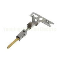 China 964269-3  Small Two Petal Pin Insert Brass Crimp Terminal Splice Pins for sale