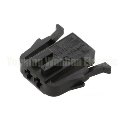 China 2 pin 1355390-1 Female Electrical Automotive Connector Cable Harness Plastic Housing Socket for sale