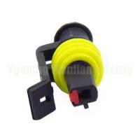 China 1 Pin 282079-2 Automotive waterprof Wire Harness Sealed Connector Oil induction plug for sale