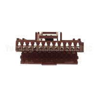 China 12 Pin 211PC122S1017 Female Unsealed Connector Auto Connector brown color FCI for sale