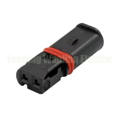 China 2 Pin 872-406-501 Automobile Wiring Harness Waterproof Socket Car Plastic Housing Sealed Connector for sale