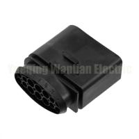 China 14 Pin 1J0973837 Automobile Xenon Headlight Lamp Socket Car Wire Harness Connector for sale