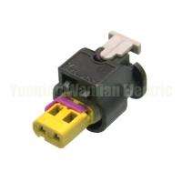 China 2 Pin 4F0973702A 1-1718888-7 Female Sensor Plug Injector Automotive waterproof connector for sale