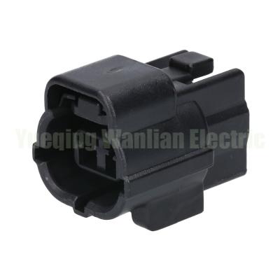 China 2 Pin 0-0174352-2 Waterproof Wire Black Female Connector Auto Wiring Plug for sale