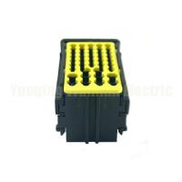 China 42 Pin 936421-2 Electrical Automobile ECU Connector Black Female Waterproof Sealed Plug Sockets for sale