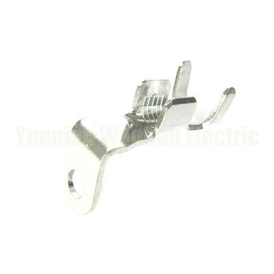 China DJ437-L6G-BL2 half gold plated Wire Terminal Male Terminal Crimping Terminal for sale