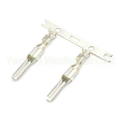 China ST741285-3 Car Crimp Terminal Non-Insulated Automotive Electrical Connector Female Pins for sale