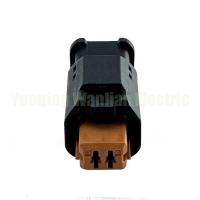 China 2 Pin 1801175-6 AC Assembly Automobile Headlight Sensor Wiring Socket for Car Waterproof Connector ﻿ for sale
