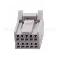 China 10 pin 316988-6 grey auto wiring harness plug cable electric plug connector for sale