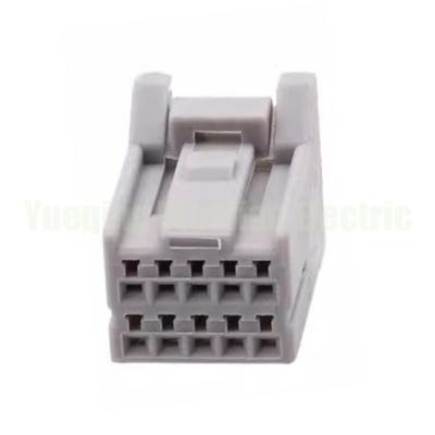 China 10 pin 316988-6 grey auto wiring harness plug cable electric plug connector for sale
