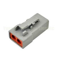 China 2 Pin DTP06-2S ATP06-2S Deutsch DTP Receptacle Connector Housing 6.71mm Pitch 2 Way 1 Row for sale