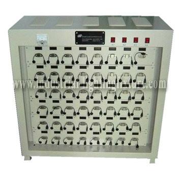 China DCR-2 Cap Lamp Charging Rack 48 Units Coated Metal Input Voltage AC110V AC220V for sale