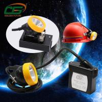 China 15000 Lux Underground Cap Lamps , Explosion Proof Led Miner Headlamp for sale