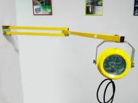 China Adjustable Dock Yellow LED Loading Dock Lights 25 W Cree Led Safety With Arm for sale