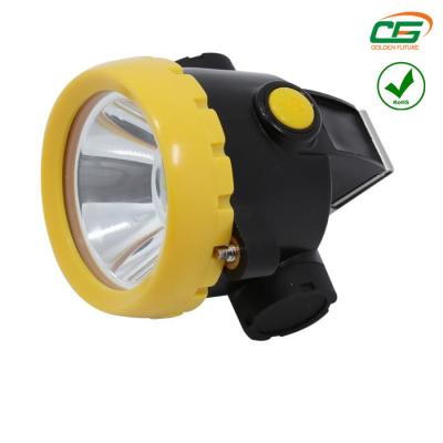 China Safety Industrial Cordless Miner Cap Light 1w 4000lux 2ah Rechargeable Led for sale