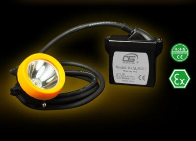 China 3.7v 6.6ah Industrial Lighting Fixture , Underground Explosion Proof Mining Cap Lamps for sale