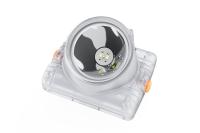 China Inductive Charging OLED Display Rechargeable Mining Headlamp Cordless Miner Lamp for sale