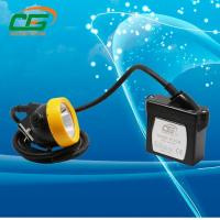 China Li-ion rechargeable battery 1w high power led miners cap lamp with cord for sale