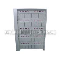 China Intelligent AC 110V Miner Lamp Charger Rack 80 Units With Door Lock for sale