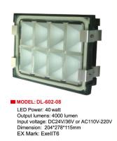 China WF2 IP65 DC 36V Gas Station LED Canopy Light 40 W CE FCC For Oil Plant for sale