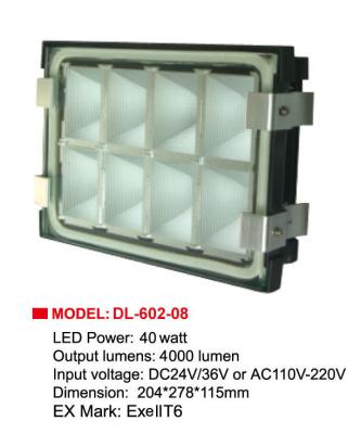 China WF2 IP65 DC 36V Gas Station LED Canopy Light 40 W CE FCC For Oil Plant for sale